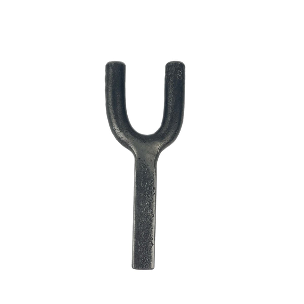 Hand forged blacksmithing bending fork premium anvil tool