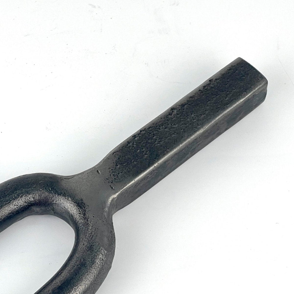 Hand forged blacksmithing bending fork premium anvil tool