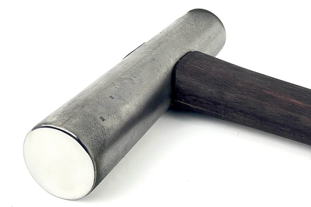 Japanese blacksmithing double headed round hammer 2.4 lbs